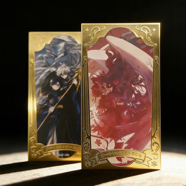 Quality OEM Custom Metal Trading Cards Personalized Anime Trading Cards for sale