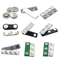 Quality Reusable Magnet Name Badge Lightweight Magnetic Clips For Name Tags for sale