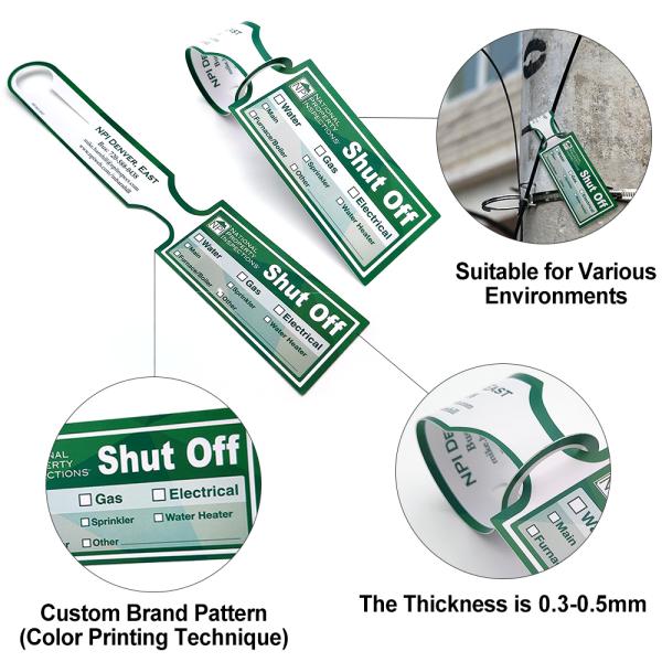 Quality UV Resistant Plastic Self Locking Tags Custom Logo PVC Plastic Tags Durable for sale