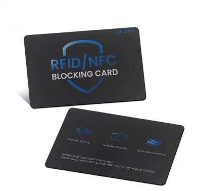 China Waterproof RFID NFC Cards Anti Tear Silk Screen Business Cards Black for sale
