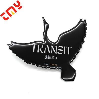 China Custom RFID  Epoxy PVC Tag Personalization Logo Waterproof Bird Shape Fine Smart Label NFC 213 216 With Adhesive Backing for sale