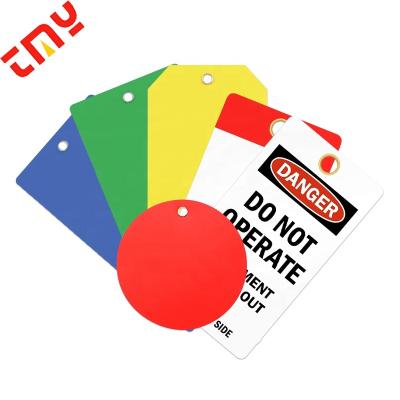 China Plastic PP Eco-Friendly Packaging Hang Tag  Custom High Quality Printed Logo Hard Plastic Pvc Security Labels Blank For Retail And Branding for sale