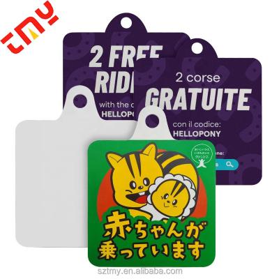 China Custom Vinyl Plastic Pvc Hang Tag Label Personalized HD Printing Luxury Pattern Logo Eco Friendly Die Cut Shape for sale