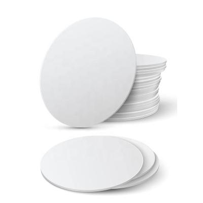 China RFID Blank NFC Chip Tag Label Sticker Rounded Small Cheap Programmable Mini Pvc Custom Printed White Blank With Qr Code And Logo for sale