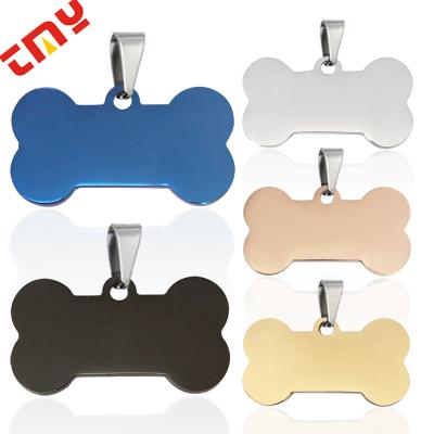 China Custom Personalized Blank Metal Dog Tag With A Series Of Shapes Pendent For Laser Engraving And Printing for sale
