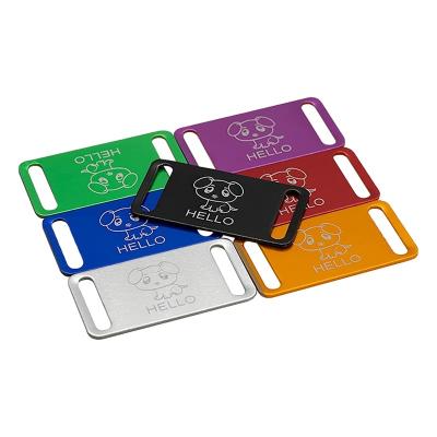 China Best Selling Customized Stainless Steel Metal Dog Tag Laser Engraved Printing For Personalized Pets for sale