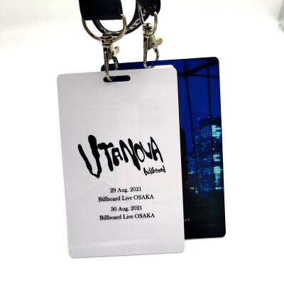 China Custom Printed Plastic Pvc With Lanyard Name Badge Laminated School Id Card for sale