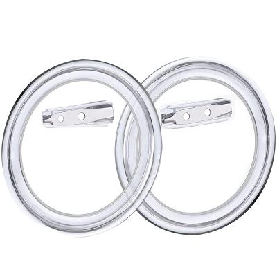 China 2.36 Inch Clear Acrylic Round Button Badges Kit with Pins - DIY Crafts & Craft Activities, Factory Price Wholesale Bulk Set for sale