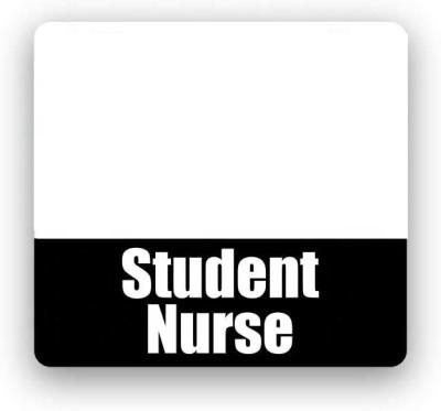 China Custom Logo Hospital Tags Medical Uniforms Black Doctor Nurse Name Badges For Healthcare for sale