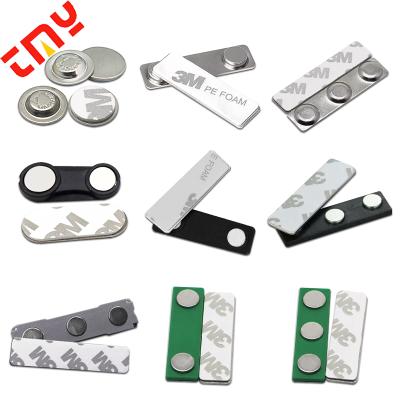 China Hot Sale Caution Magnetic Name Badge Tag Magnet With Magnetic Holder for Name Badge for sale