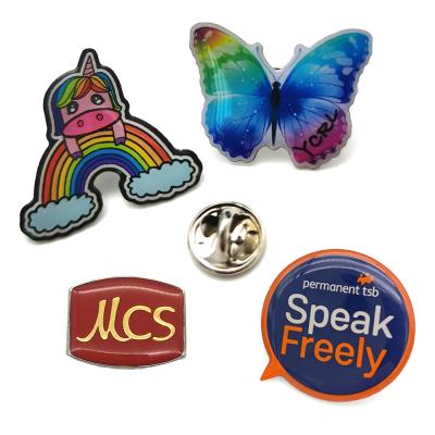 China Custom Hard Enamel & Color Epoxy Pins - Magnetic Flower Love Design Metal Badges, Eco-Friendly (Factory Wholesale) for sale