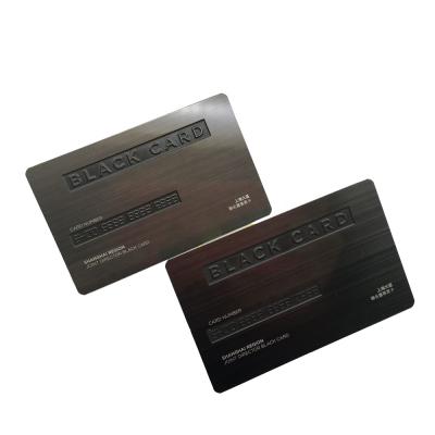 China Custom Unique Die Cut Blank Black Rose Gold Metal Business Card,Stainless Steel Business Card Blank Sublimation Embossing Craft for sale