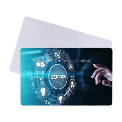 China Factory Direct Supply Aluminum Sublimation Business Card Blank Metal Card for Gift for sale