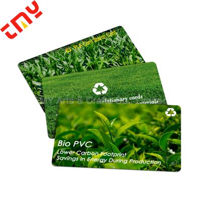 China RPVC Eco Friendly NFC Smart Access Control Card 13.56mhz Recycled PLA Rfid Card for sale