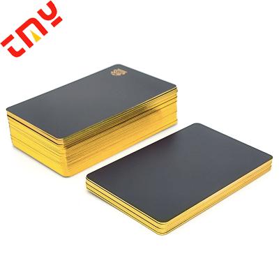 China Custom Logo Blank Printing Gold Foil Business Thanks Cards for Business With Rounded Color Edges for sale