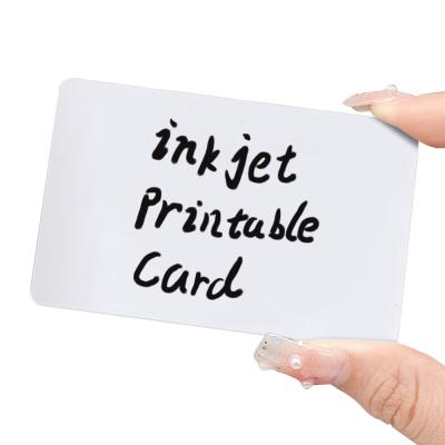 China Custom Sublimation Printing Polycarbonate Plastic Student Business Government Name Blank Inkjet PVC ID Identification Card for sale