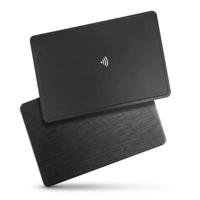 China NFC Metal Business Card 213 Chip 13.56MHz Contactless RFID Smart ID Custom Blank Access Control Membership Hotel Card for sale