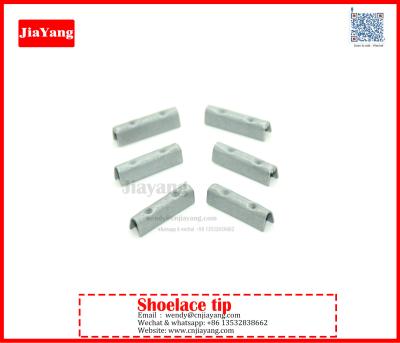 China Jiayang matte green paitning color metal tips for shoelace for sale