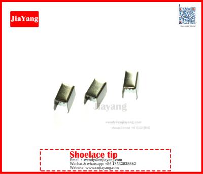 China Jiayang nickel black color metal crimp for elastic ropes for sale