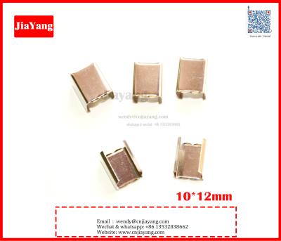 China Jiayang  6X11 iron cheap metal crimps for lanyard for  sale for sale