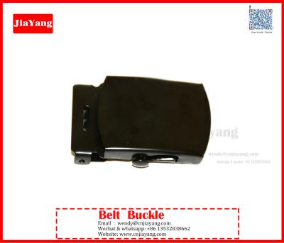 China matt black coated metal clip belt buckle for sale