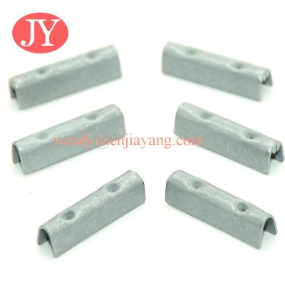 China Hot Sales Custom Logo Rose Gold Square Metal Aglet For Sport Shoe for sale