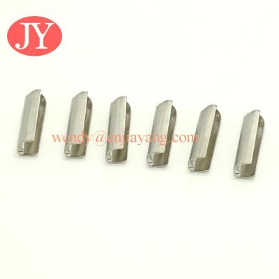 China Metal Drawstring Tips Black Matte Aglet for sale