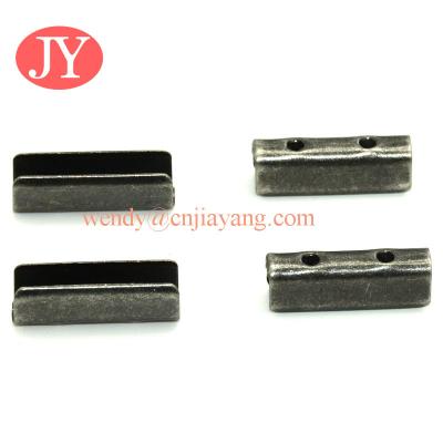 China Silver Brass Customized Engraved Logo Aglets for shoelaces - Drawstring Metal Aglets Manufactuer for sale