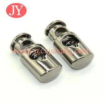 China jiayang Custom colour metal cord lock end stopper for string for sale