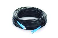China ROHS 1 2 4 Core G657A1 FTTH Drop Cable Patch Cord With Connector for sale