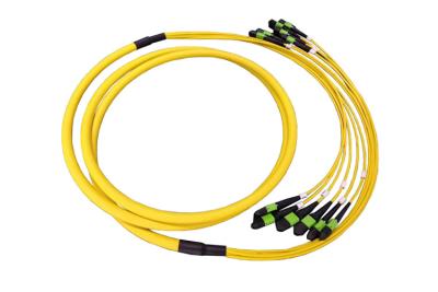 China APC van de de Boomstamkabel van MPO MTP Poolse Enige Wijzelszh Optische Kabel 9/125 Te koop
