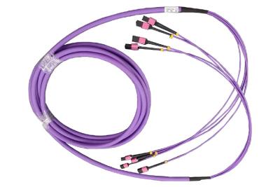 China 12F 24F 48F 72F 144F SM MM. 100% testte MPO MTP aan de Boomstamkabel van MPO MTP Te koop