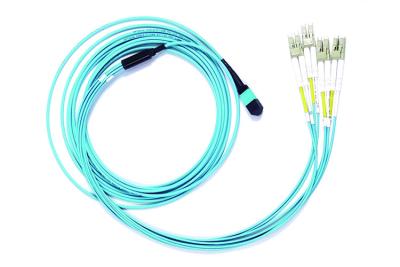 China 1m 2m 3m Koord 8 van het Lengtemtp Flard Kabel van de Kern de MPO aan MPO Vezel Te koop