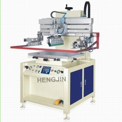 China CE Approved Chinese Single Color HS-600P Precise Flat Surface Semi-automatic Screen Printer for PVC Board for sale