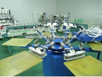 China Hot sale 4/6/8/12 colors manual silk screen printing machine for Tshirt with 40*50cm 50*60cm worktable for sale