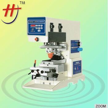 China Mini Desktop Semi-automatic Single Color Pad Printer for House Hold Lable Printing for sale