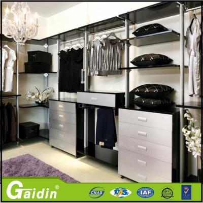 China hottest luxury aluminum profile innovative cloth modular wardrobe for sale