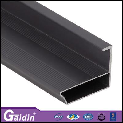China aluminum extrude global market curved kitchen cabinet shower door handle profiles for sale