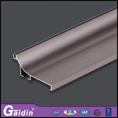 China aluminum extrude modern CNC kitchen cabinet shower door handle profiles for sale
