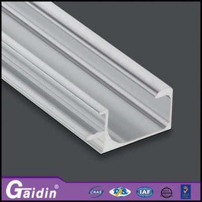 China aluminum extrude modern recessed curved kitchen cabinet shower door handle profiles for sale