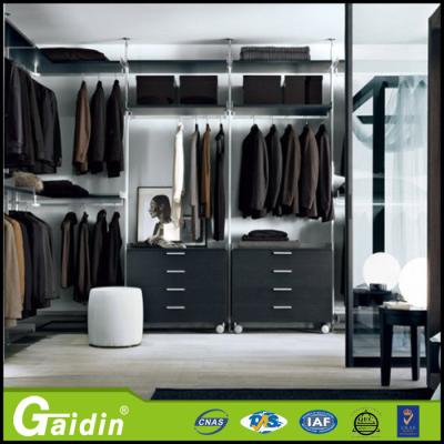 China easy installed l shape customized sizes pole system wardrobe walk in closet for sale for sale