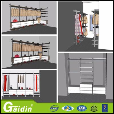 China Aluminum fabric portable storage bedroom new walk in wardrobes for 2015 for sale