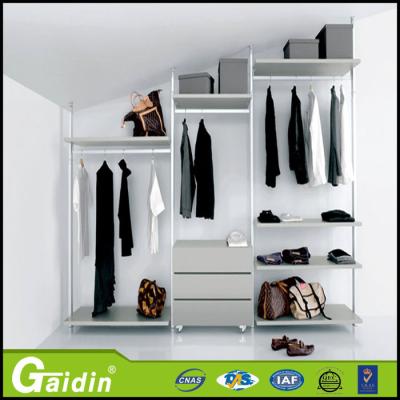 China hottest aluminum profile save space closet cabinet organizers cloth modular wardrobe for sale