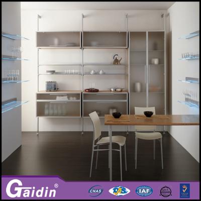 China luxury aluminum profile bedroom furniture save space innovative cloth modular wardrobe for sale