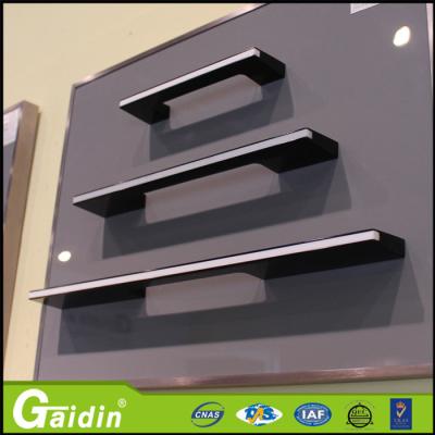 China bedroom powder coated contemporary foggy siver aluminum furniture handle for sale