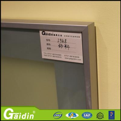 China wooodgrain factory supply Foshan kitchen cabinet aluminum door frame for sale