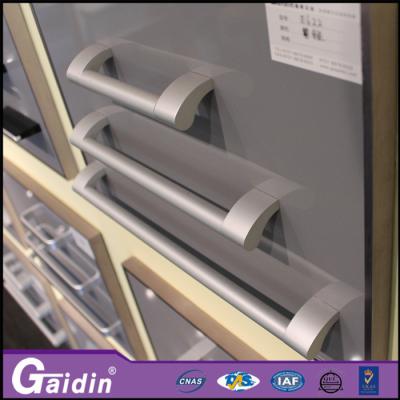 China powder coated interior anodized foggy siver aluminum furniture handle for sale