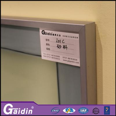 China anodized wooodgrain T5 factory supply electrophoresis aluminum door frame for sale