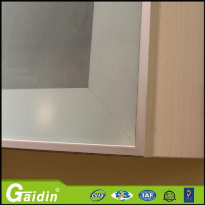 China anodized glass insert Foshan electrophoresis kitchen cabinet aluminum door frame for sale