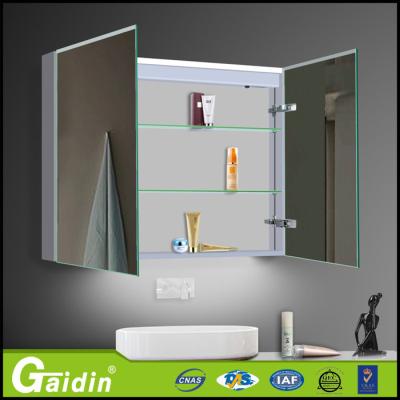 China Wall-mounted multiple polish aluminum bathroom vanity cupboard for sale